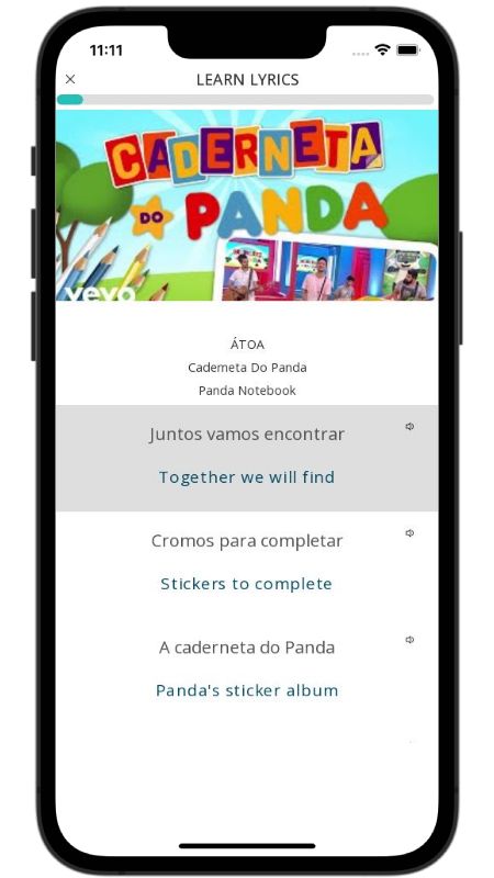 ÁTOA Caderneta Do Panda Lyrics English Translation