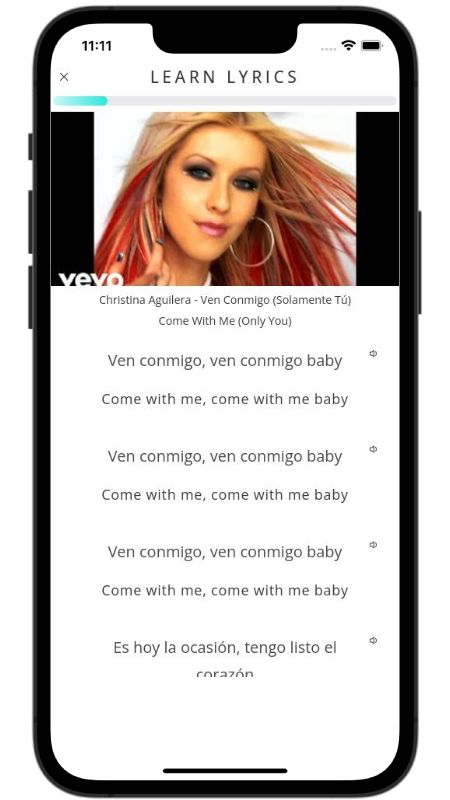 Christina Aguilera Ven Conmigo (Solamente Tú) Lyrics English Translation