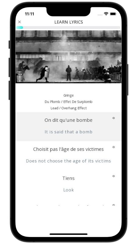 Gringe Du Plomb / Effet De Surplomb Lyrics English Translation