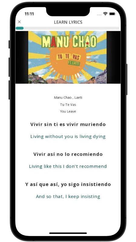 Manu Chao Tu Te Vas Lyrics English Translation